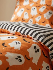 Sinsay - Sada ložního prádla s halloweenským motivem - oranžová