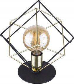 Geometrická kovová stolní lampa noční drátěnka Alambre 5450 Tk Lighting