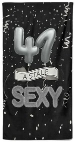 Osuška Stále sexy – černá (věk: 41)