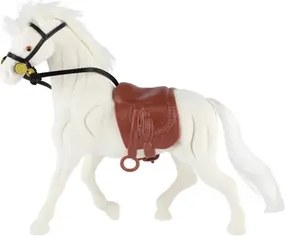 TEDDIES Kůň se sedlem a ohlávkou / Figurka / Plast, fliška / 22 cm / 3