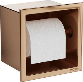 Mexen X-Wall-P držák na toaletní papír, kartáčovaná měď - 19C3