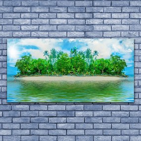akrylový obraz Moře Ostrov Krajina 120x60 cm