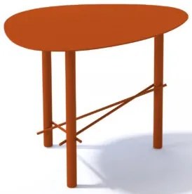 MEMEDESIGN - Konferenční stolek COOKIE ALTO METALLO