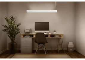Chytré WiFi LED závěsné svítidlo WORKSPACE, laditelná bílá