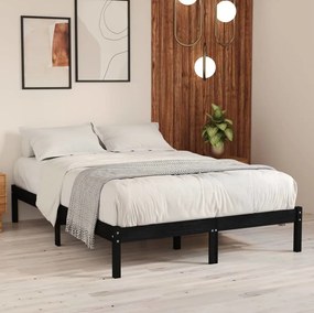 vidaXL Rám postele masivní borovice 120 x 200 cm [810014] Barva: Černá
