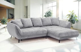 XXXLutz ROHOVÁ SEDAČKA, textil, šedá, světle šedá MID.YOU - Sedací soupravy - 000694008406