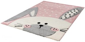 Lalee koberce Dětský kusový koberec Amigo 324 pink - 80x150 cm