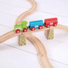 Bigjigs Rail Mostní pilíře 6 ks / od 3 let