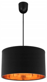 Závěsné svítidlo Shade, 1x textilní stínítko (výběr ze 6 barev), (výběr ze 3 barev konstrukce), (fi 35cm), lp, g