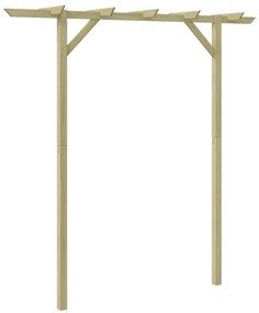 Zahradní pergola 205 x 40 x 203 cm dřevo