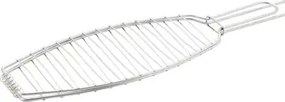 Cattara FISH / Grilovací mřížka / nerezová ocel, dřevěná rukojeť / 35
