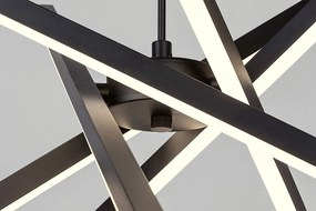 Rabalux Černé závěsné LED svítidlo Matilde 560mm 48W 72267
