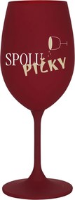 SPOLUPIČKY - bordó sklenice na víno 350 ml
