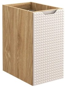 Závěsná koupelnová skříňka Luxor Beige 81-30-1D béžová/dub olejovaný