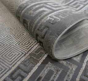 BE Koberec Esprit 3602 GREY - šedý obdélníkový Rozměr: 120x180 cm