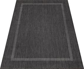 Ayyildiz, Kusový koberec Relax 4311 Black, 60x100, černá, chodba / předsíň