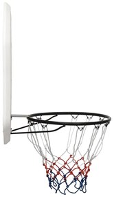 vidaXL Basketbalový koš bílý 109 x 71 x 3 cm polyethylen