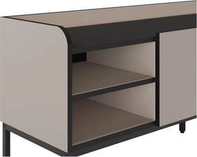 Krémový TV stolek 160x55x42 cm Adara – Marckeric