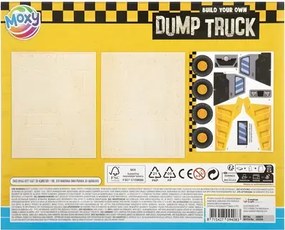 MOXY 3D puzzle Nákladní auto / Bez lepidla / Přírodní materiál