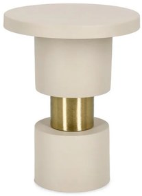 BIZZOTTO Designový odkládací stolek MITUL světlý 0747261