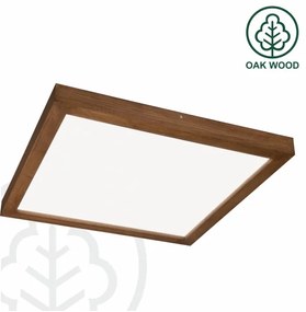 Brilagi-LED Stmívatelné svítidlo WOODY FRAME LED/50W/230V dub 60x60 cm IP44 + DO