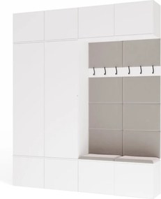 Předsíňová sestava AGA IV 2S2V bílá