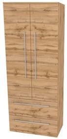 Mereo Mereo, Bino, koupelnová skříňka vysoká 163 cm, dvojitá, Multidecor, CN699DWOT
