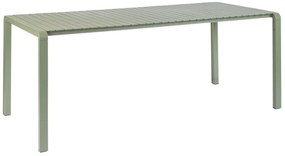 OnaDnes -20% Zelený kovový zahradní jídelní stůl ZUIVER VONDEL 214 X 97 cm