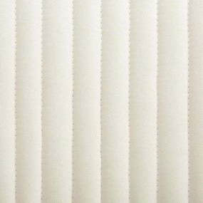Jídelní židle 2 ks krémové textil 249809