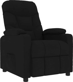 Masážní křeslo černé textil 339094