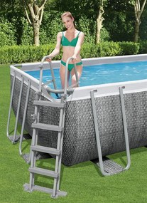 BESTWAY Power Steel Bazénový set 488 x 244 x 122 cm, kartušová filtrace 56996