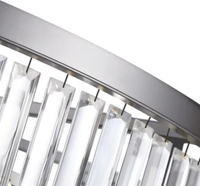 Toolight - Křišťálová stropní svítilna 7xE14 40W Glamour APP780-7C, chromová, OSW-05032