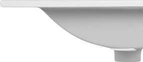 Comad Koupelnová skříňka s keramickým umyvadlem Dalia Cashmere 50 cm - kašmír