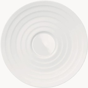 Sada podšálků z kostního porcelánu Cross White, 6 dílů