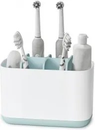 Stojánek na kartáčky  JOSEPH JOSEPH EasyStore Toothbrush Caddy, velký Barva: bílý/modrý