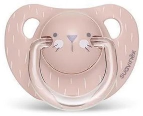 Suavinex Šidítko anatomické premium Hygge 6-18 m Růžová vousky