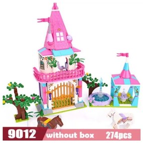 Mini stavebnice pro dívky, různé druhy Varianta: věž s fontánou 274 ks