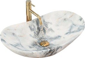 Rea Royal 60 umyvadlo, 60 x 36 cm, napodobenina kamene Granit mat, REA-U8742