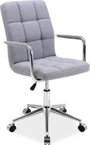 Casarredo - Komfort nábytek Kancelářská židle Q-022, šedá látka