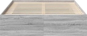 Rám postele šedý sonoma 120 x 190 cm Small Double 3203899