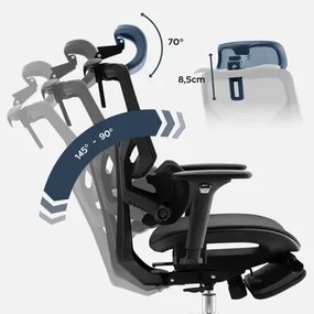 Mark Adler Expert 8.7 Mesh černá / Kancelářské ergonomické křeslo / no