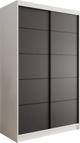 ADRK Furniture Posuvná skříň Lizi 120 ADRK-SW-LIZ-120-WB