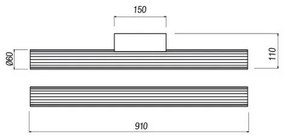 Redo 01-2592 - LED Koup osvětlení zrcadla RIGAL LED/18W/230V IP44 chrom/bílá