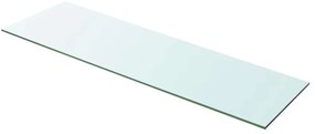 Policová deska sklo čiré 100x30 cm 243846