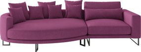 XXXLutz POHOVKA BIG SOFA, textil, magenta Livetastic - Pohovky - 001968009106