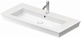 Duravit White Tulip - Nábytkové umyvadlo 105x49 cm, 1 otvor pro baterii, bílá 2363100000