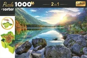 Trefl - Puzzle - 2v1 Jezero Hintersee, Německo s třídičem / 1000 dílků
