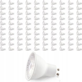 100x Žárovka Premium Led GU10 5W Teplá Barva 3000K Lls dioda Samsung
