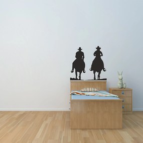 Samolepka na zeď - Kovbojové (60x56 cm) - PopyDesign