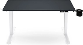 Elektrický stůl s nastavitelnou výškou ergonomický bílo-antracitový,1200x600 mm: ARIA